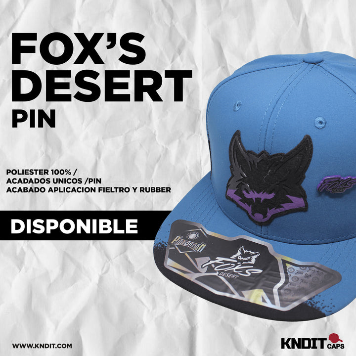 FOX'S DESERT PIN – Kndit Caps